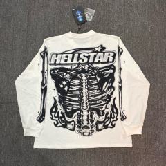 Hellstar Human Skeleton Long Sleeve White