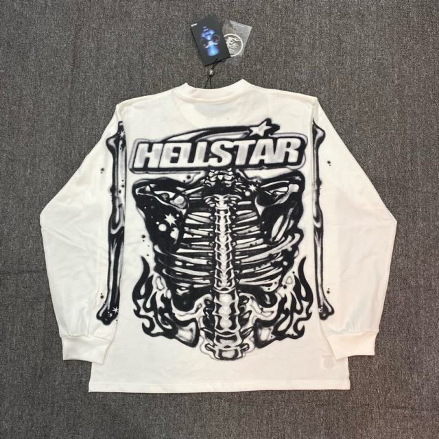 Hellstar Human Skeleton Long Sleeve White