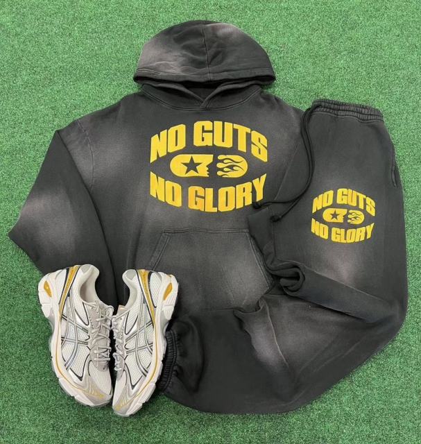 Hellstar No Guts No Glory Letters Hoodie / Pants