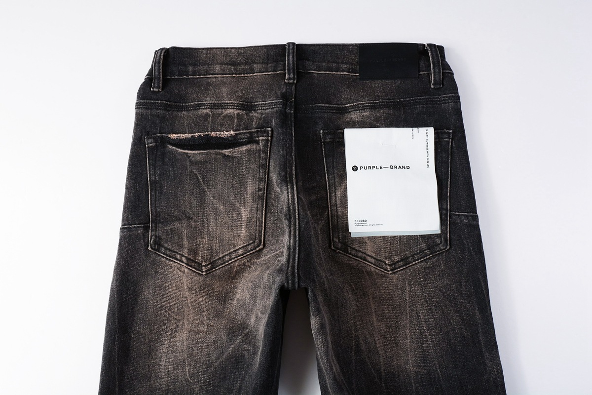 [Best Quality]1:1 Rust-colored Wash Water Jeans