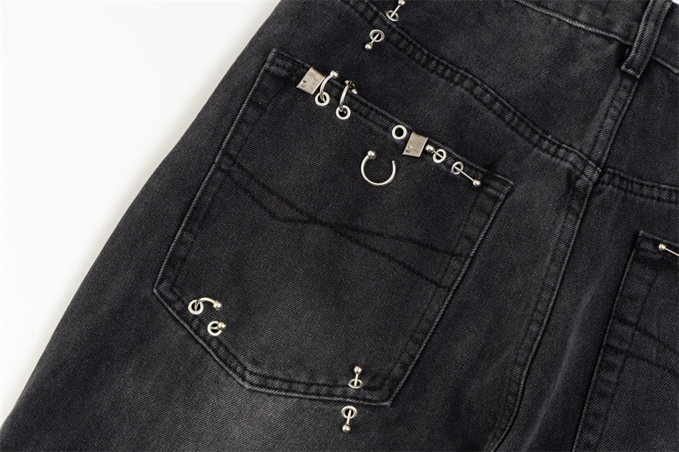 BLCG Letter Barrage Denim Jeans Style 2