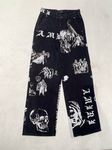 [Best Quality]1:1 Embroidered Logo Jeans