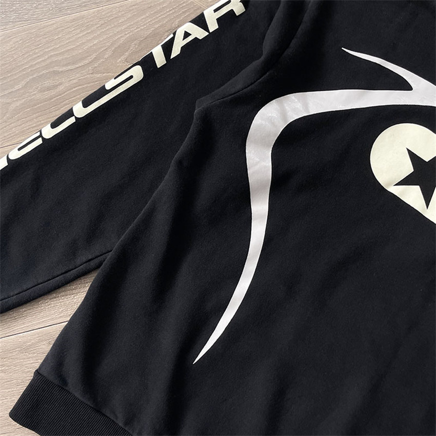 Hellstar starfish printing black suit