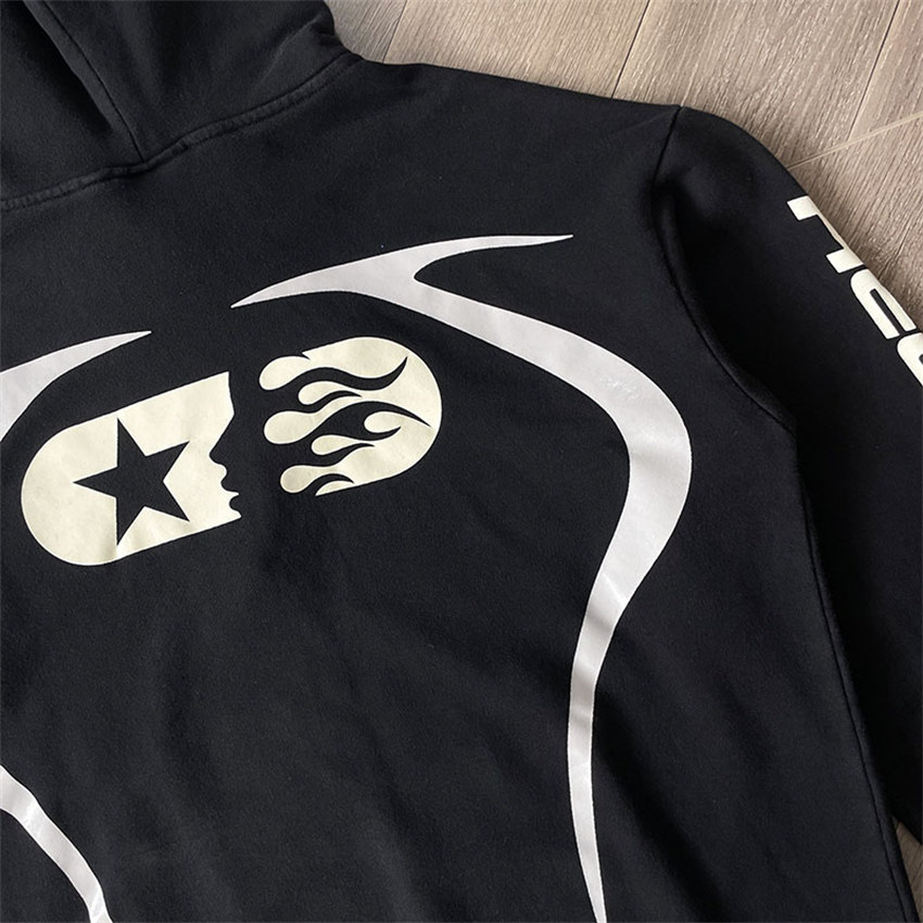 Hellstar starfish printing black suit