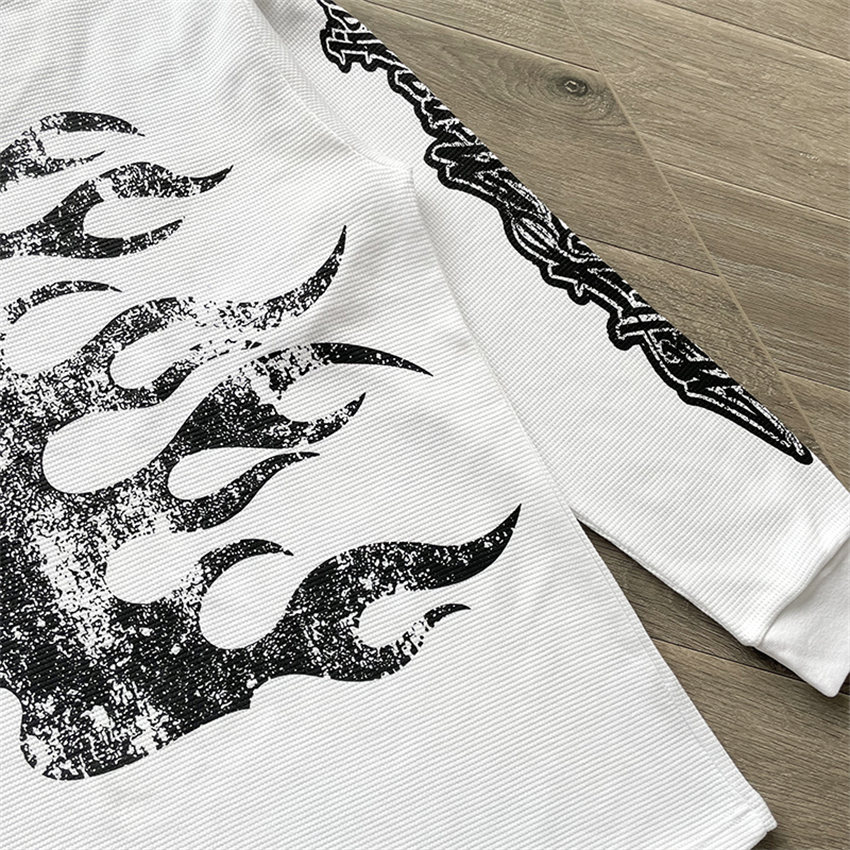 Hellstar Human Skeleton Long Sleeve White