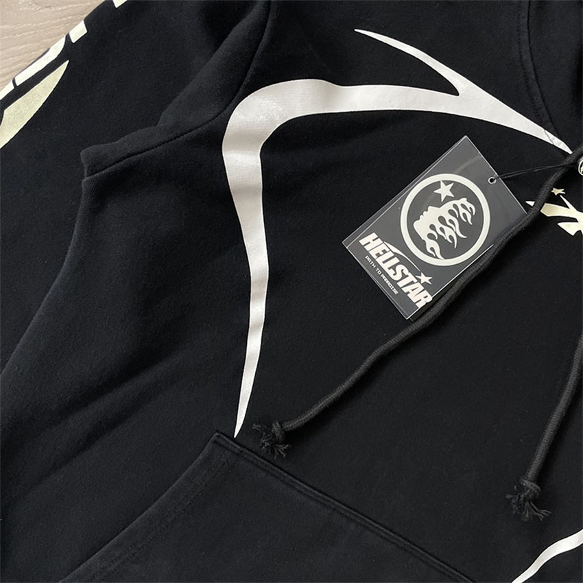 Hellstar starfish printing black suit