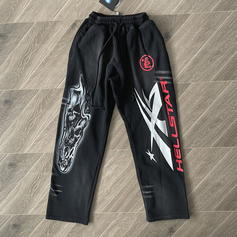 Hellstar starfish printing black suit