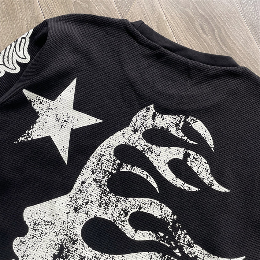 Hellstar Human Skeleton Long Sleeve White