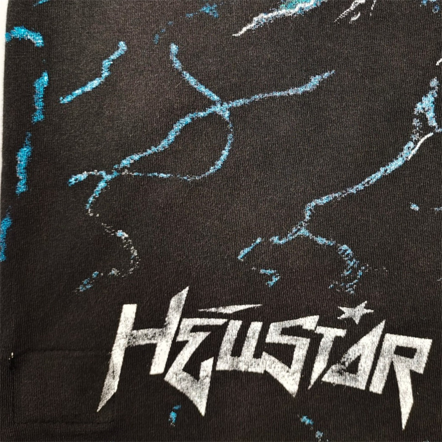 1:1 quality version Hellstar 1996 Pixel Letter Logo Long Sleeve T-Shirt ...