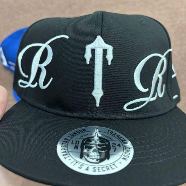 Trapstar Embroidery Cap Hat Blue Black