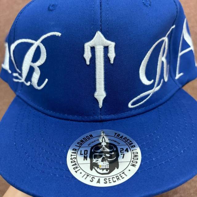 Trapstar Embroidery Cap Hat Blue Black