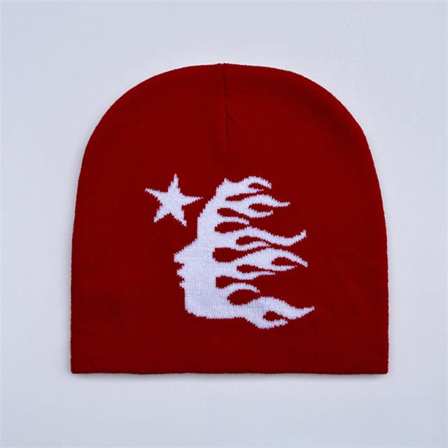 Hellstar Classic Logo Jacquard Outdoor Cold beanie 7 colors