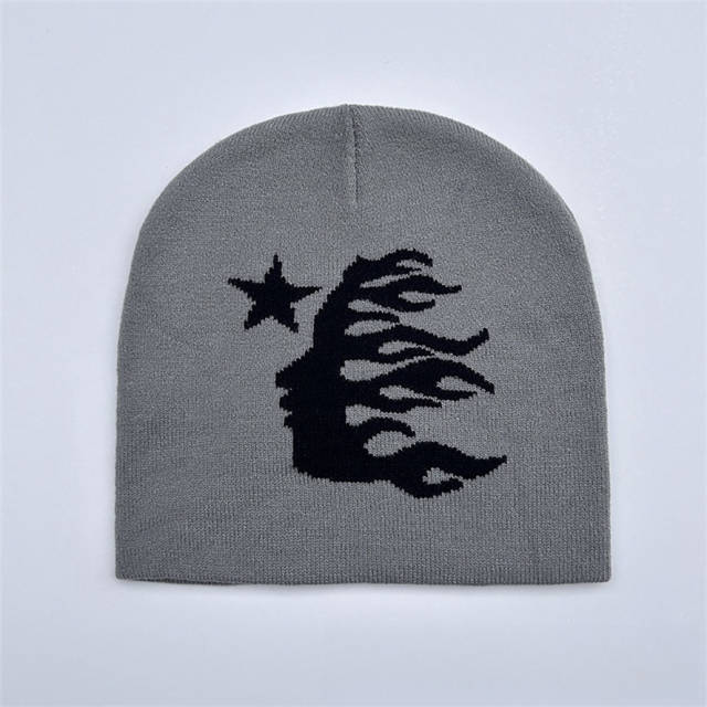 Hellstar Classic Logo Jacquard Outdoor Cold beanie 7 colors