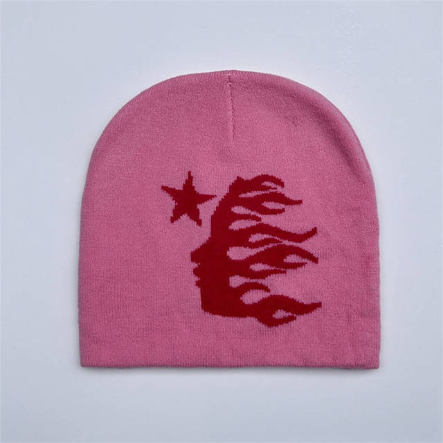 Hellstar Classic Logo Jacquard Outdoor Cold beanie 7 colors