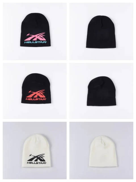 Hellstar Knit Casual Logo Print Cold beanie 3 colors
