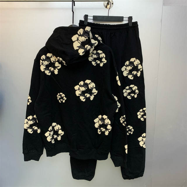 Denim Tears Orange Logo Hoodie