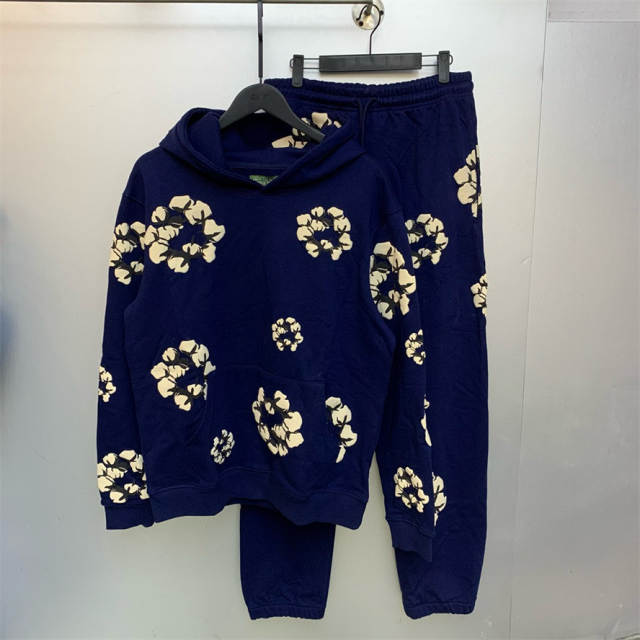 Denim Tears Orange Logo Hoodie