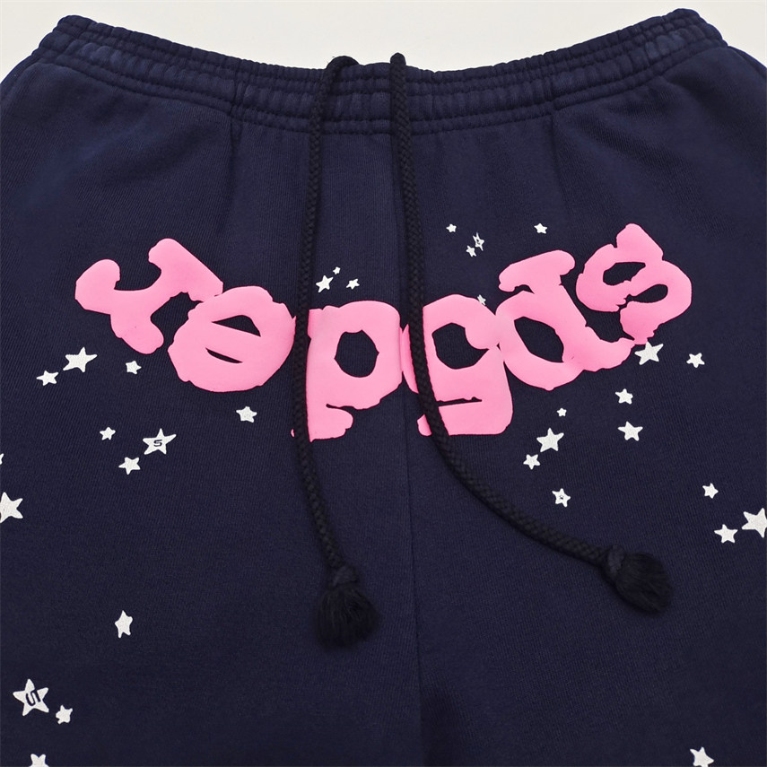 Sp5der Atlanta Stars Black Hoodie Pants Tracksuit