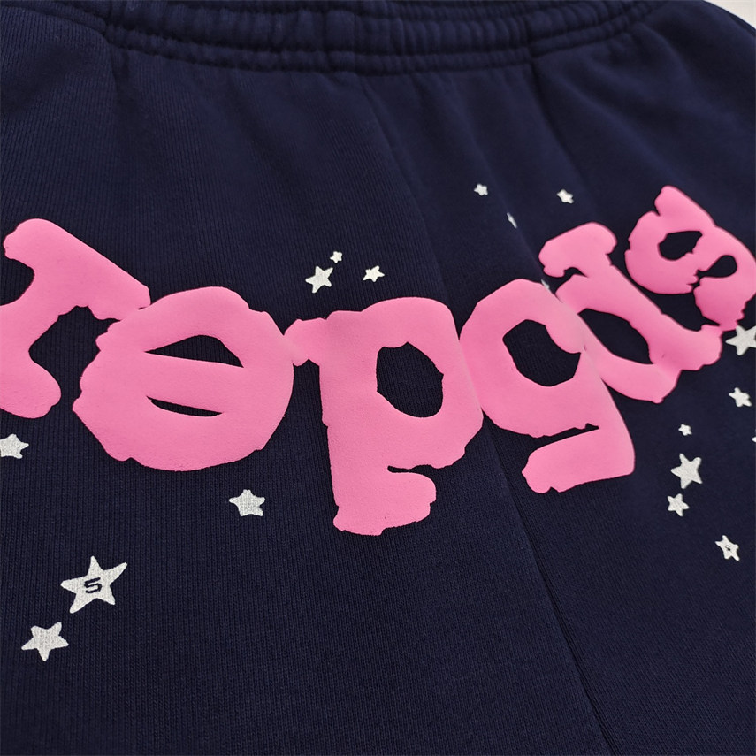 Sp5der Atlanta Stars Black Hoodie Pants Tracksuit