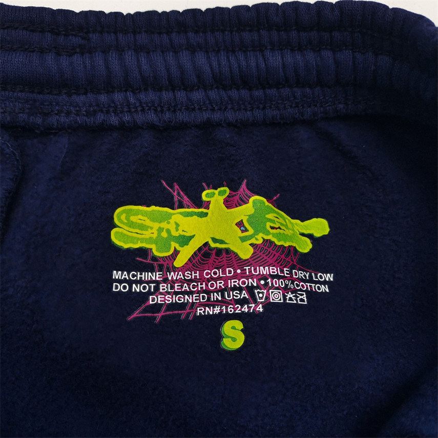 Sp5der Atlanta Stars Black Hoodie Pants Tracksuit