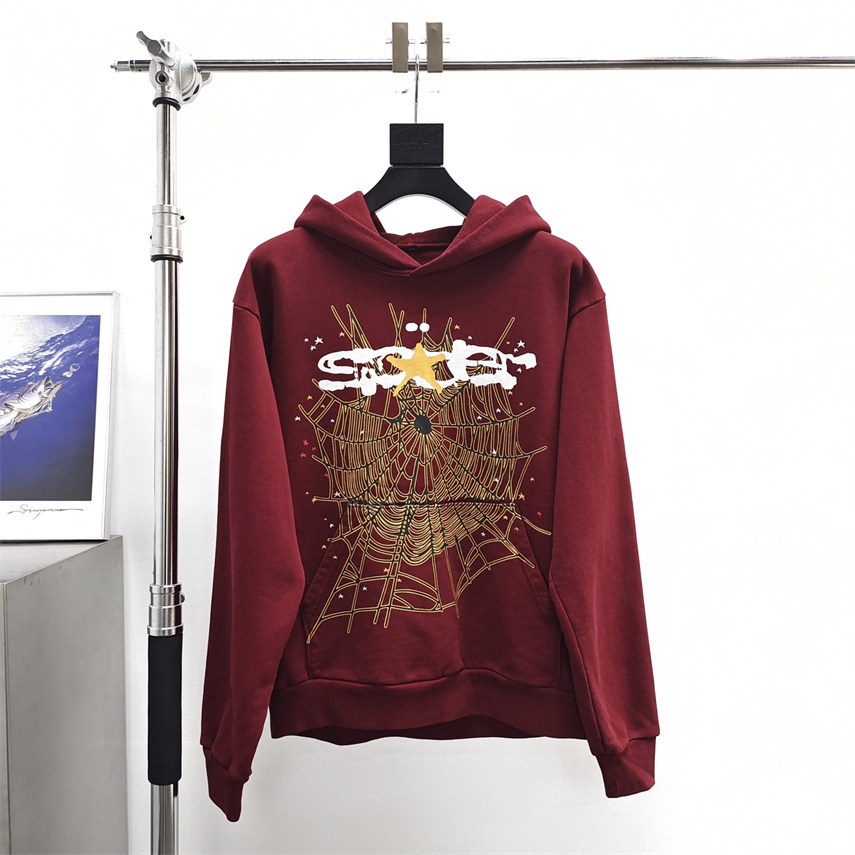 Sp5der Web Spider WorldWide Red hoodie