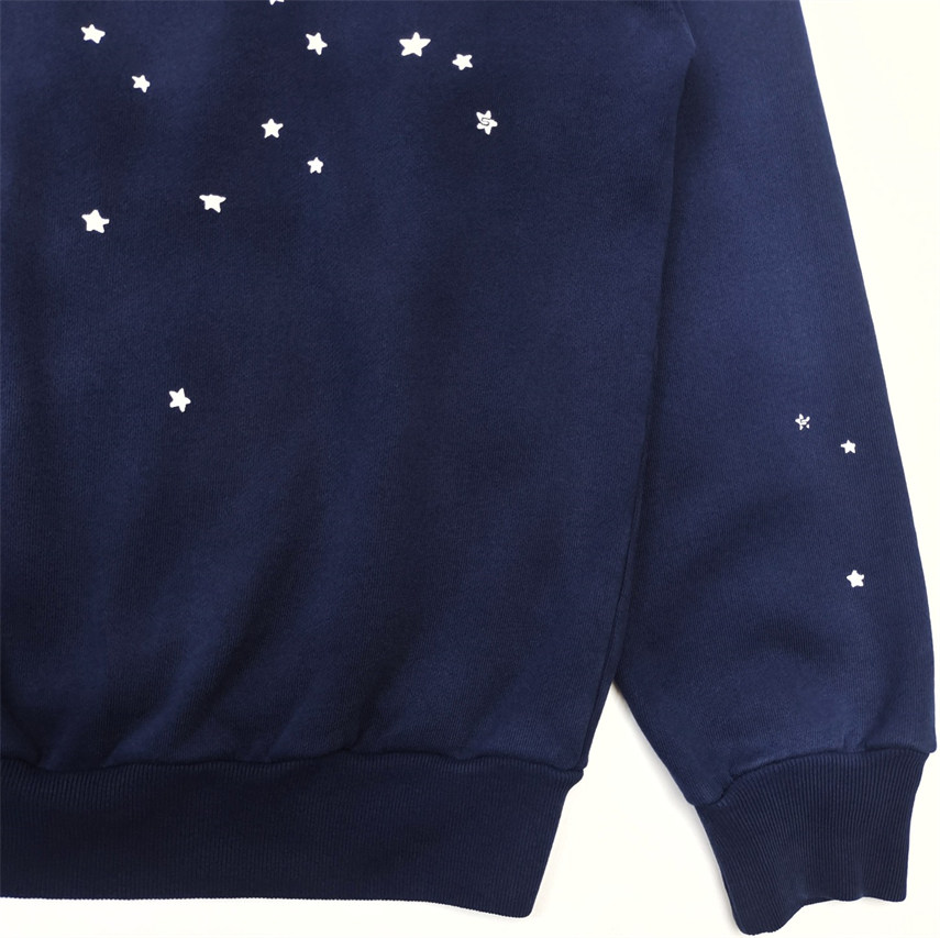 Sp5der Atlanta Stars Black Hoodie Pants Tracksuit