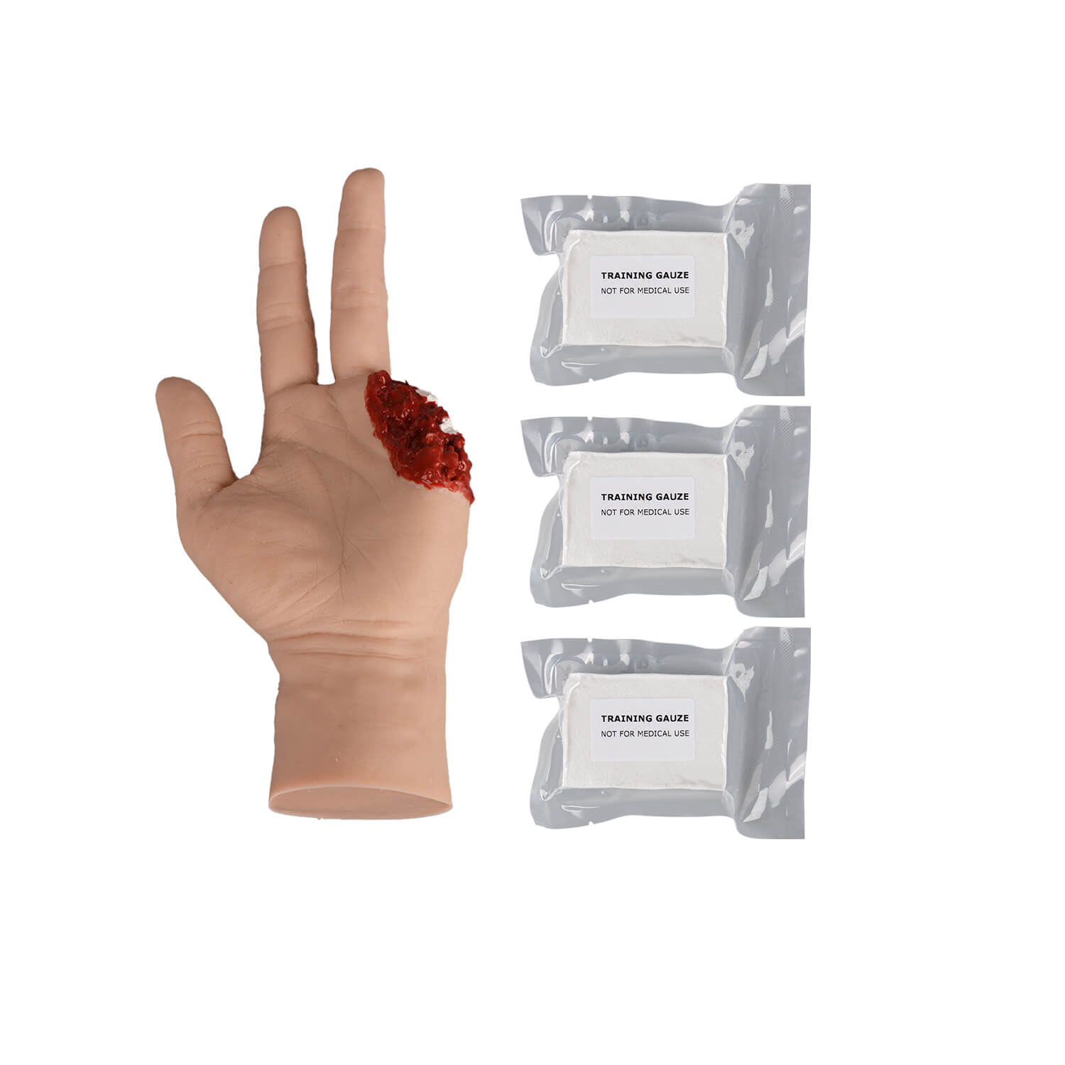 Basic Amputation Finger Trauma Wound Care Palm Model