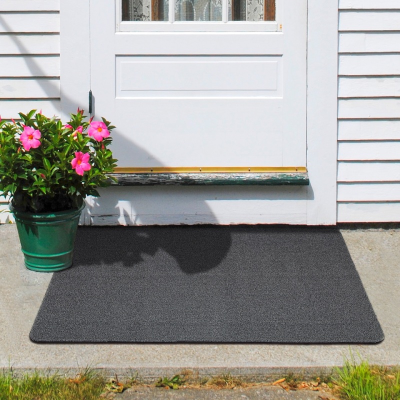 Innyluck Rubber Outdoor Door Mat Entrance Shoes Scraper, Durable Anti ...
