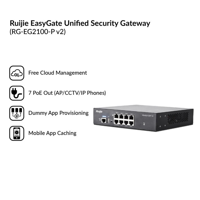 Ruijie Next-Gen Unified Security Gateways RG-EG2100-P v2