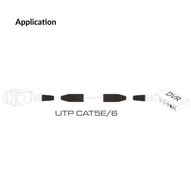 Utepo Passive Analog HD-Video UTP Transceiver UTP101P-HD6
