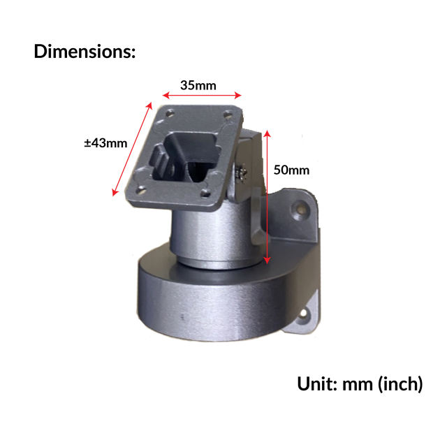 Face Terminal Wall Mount Bracket