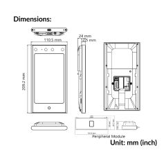 Pro Face Access Terminal | DS-K1T673DX