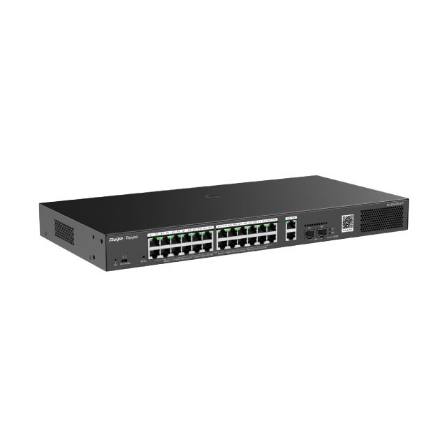 28-Port Gigabit Smart Cloud Managed PoE Switch (Ruijie) | RG-ES228GS-P