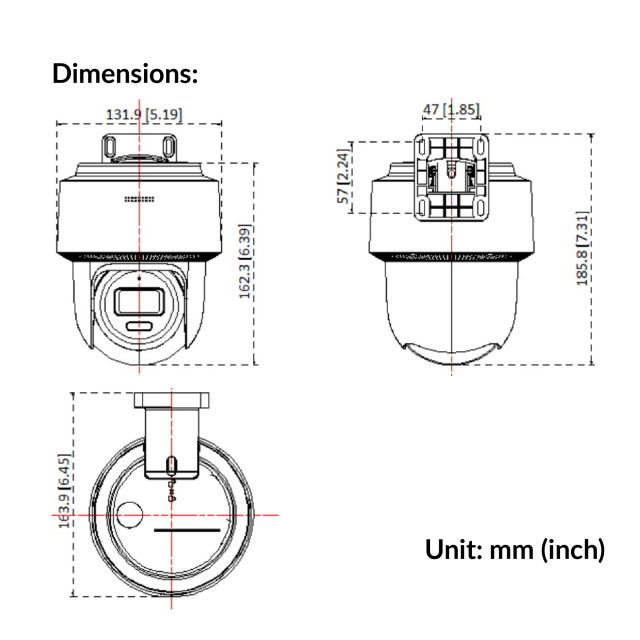 4 MP Fixed Outdoor Smart Hybrid-light PT Network Camera | DS-2DE2C400MWG-E