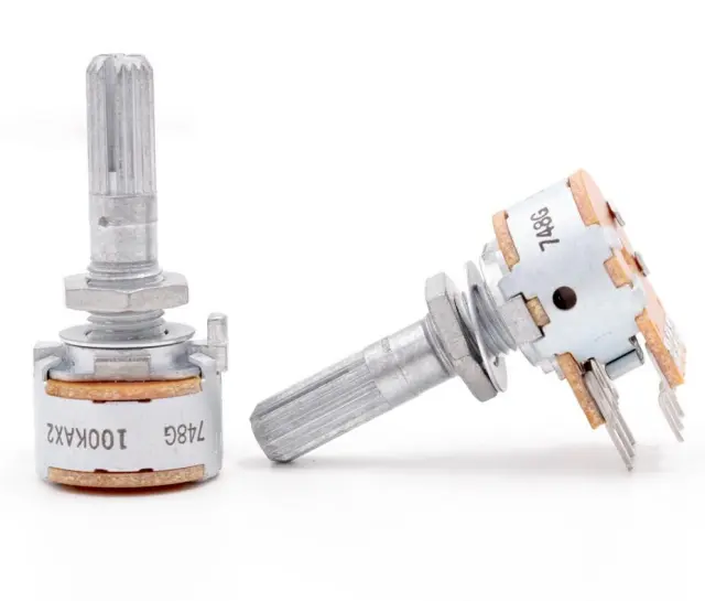 Original Japan ALPS RK16 stereo potentiometer 2X 50KA 2X 100KA