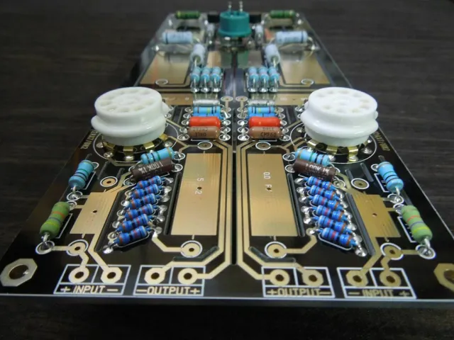 HiFi RIAA Phono Preamplifier Tube Stereo Preamp Board DIY Kit for MM ...