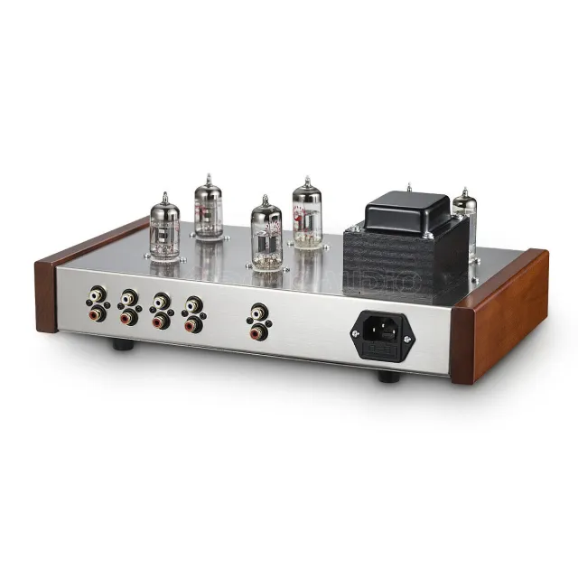 HiFi 12AX7+12AU7 Vacuum Tube Preamp DIY Kit Stereo Desktop Audio Pre ...