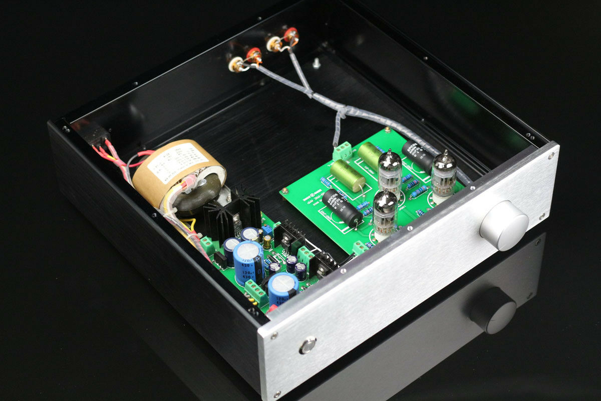 Finished HIFI Ground Grid GG Stereo Tube Preamplifier