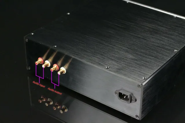 Finished HIFI Ground Grid GG Stereo Tube Preamplifier