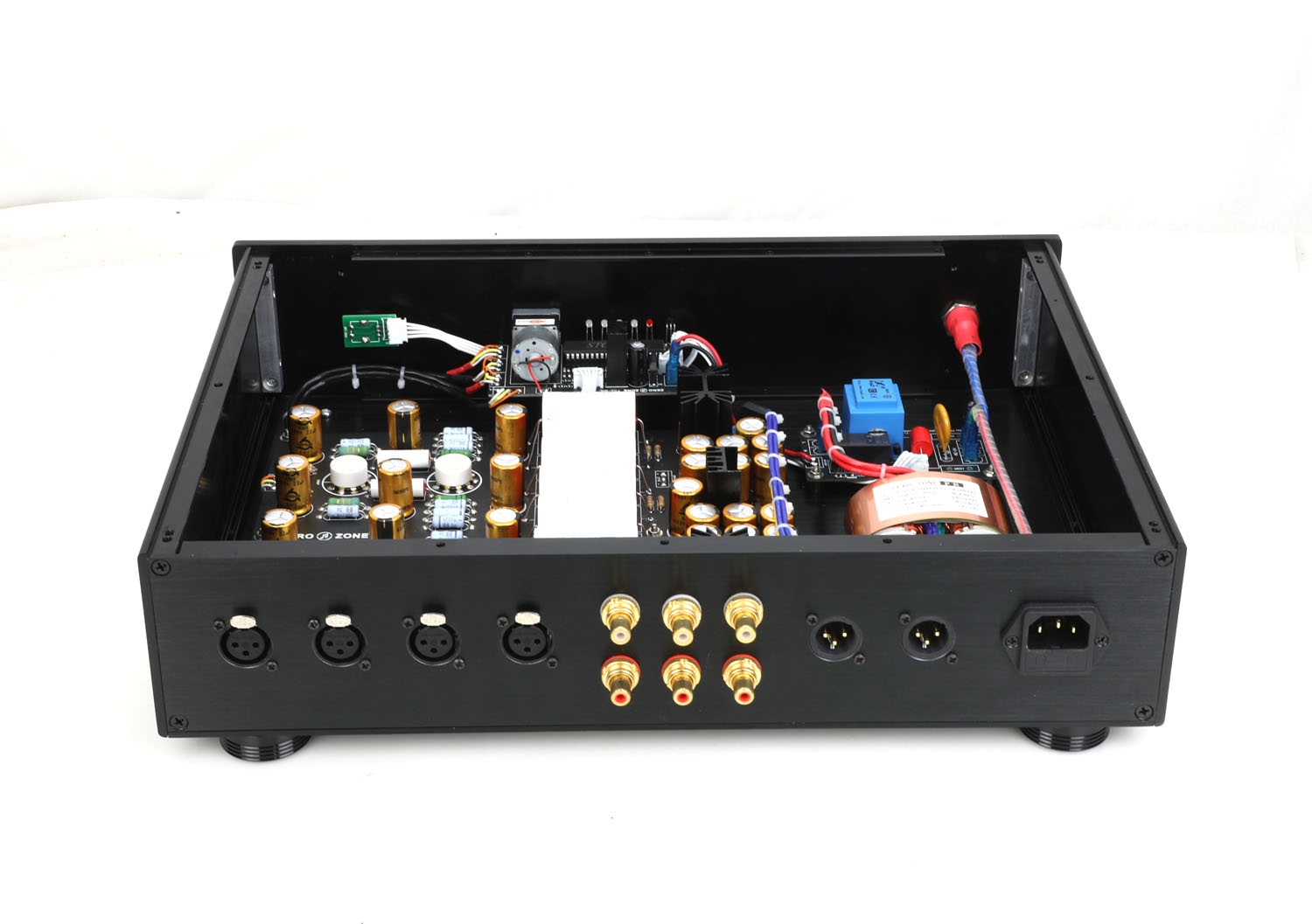 Remote version Stereo Balance Tube preamplifier Vacuum tube preamp base ...
