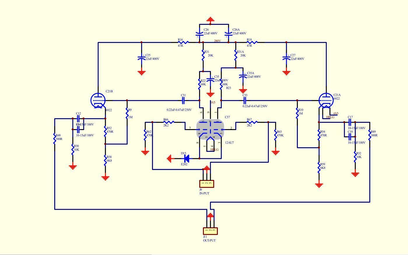 Remote version Stereo Balance Tube preamplifier Vacuum tube preamp base ...