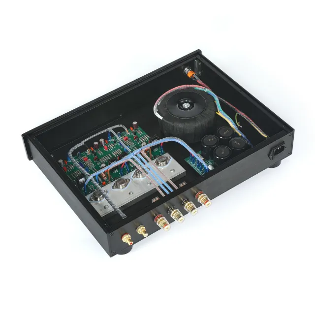Finished power amplifier base on NAIM NAP250 amp circuit 80W +80W with ...