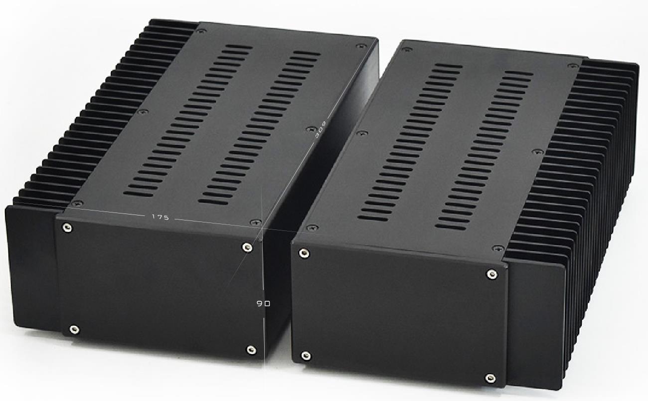 Mono split power amplifier chassis All-aluminum single-side cooling ...