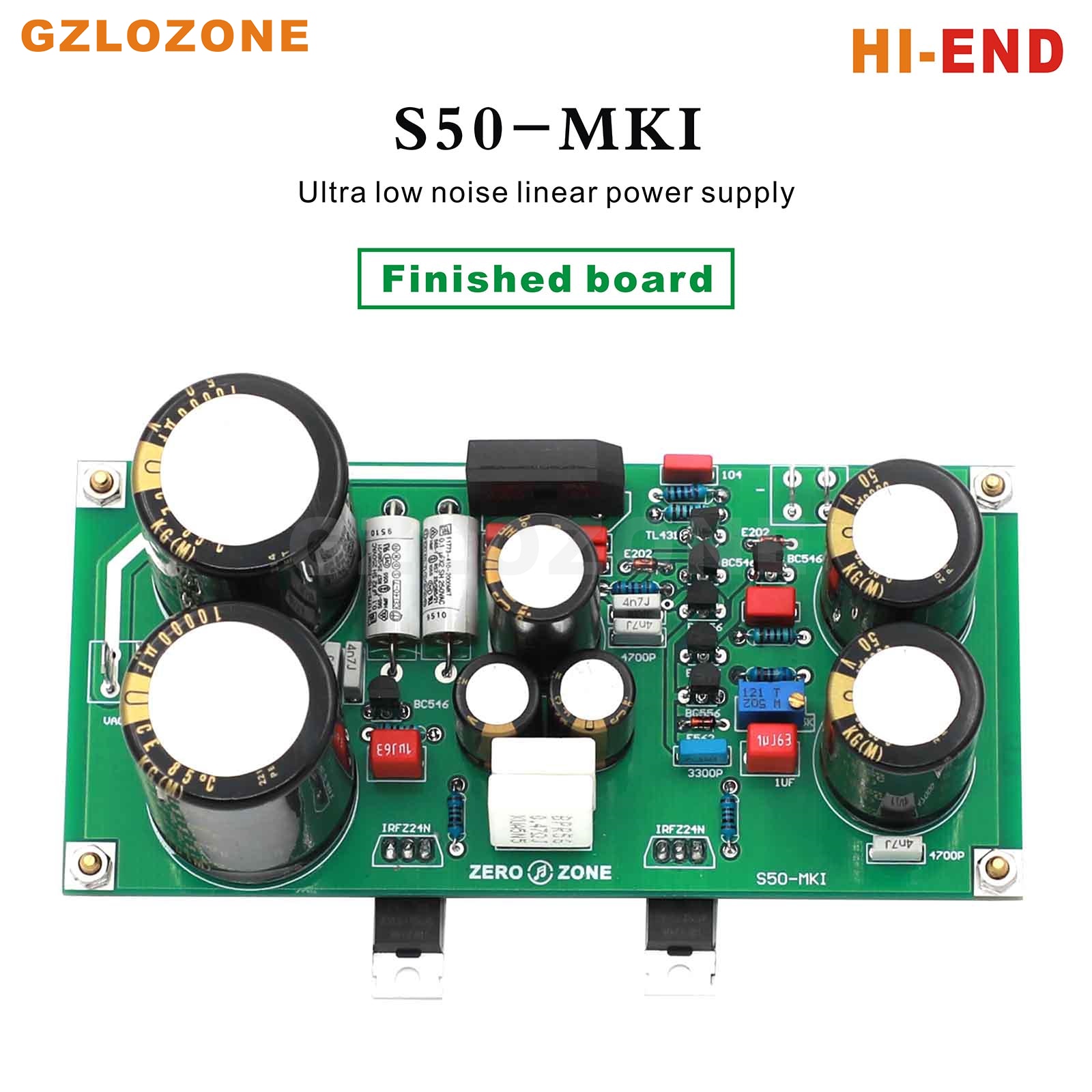 S50-MKI Fully Discrete HI-END Linear Power Supply DIY Kit/Finished ...