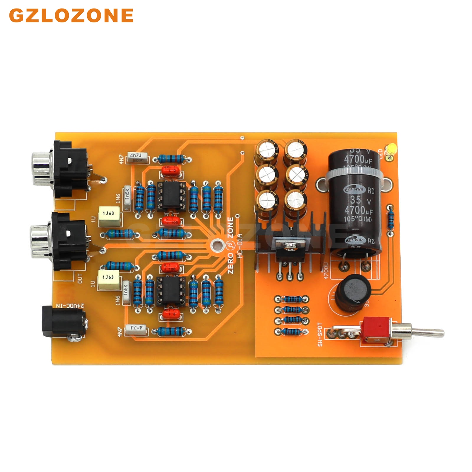 ZEROZONE Stereo MM Turntable Preamplifier HC-01A Phono Amplifier DIY ...