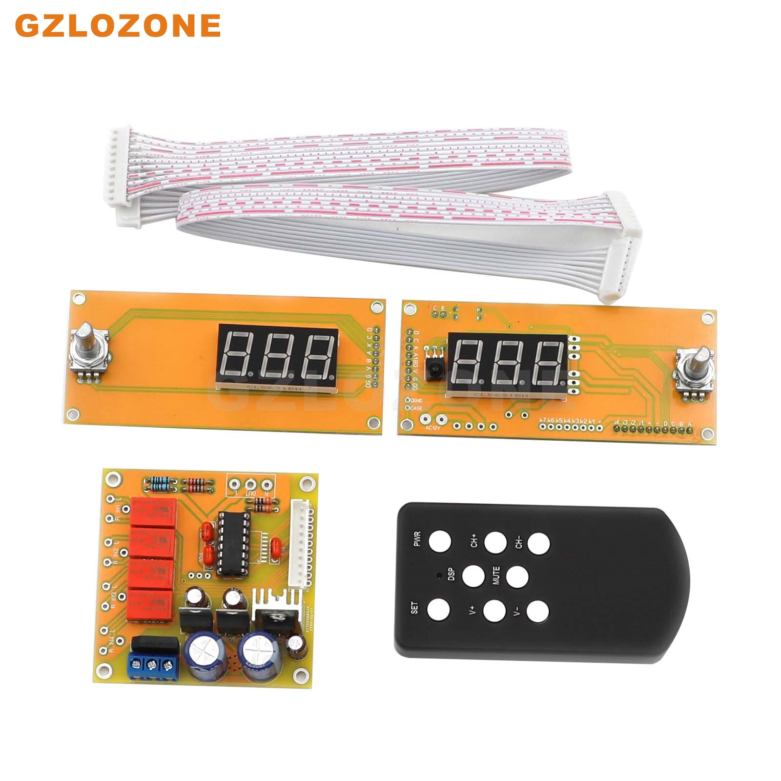 2 Channel Stereo PGA2311 Preamplifier Remote Volume Controller With ...