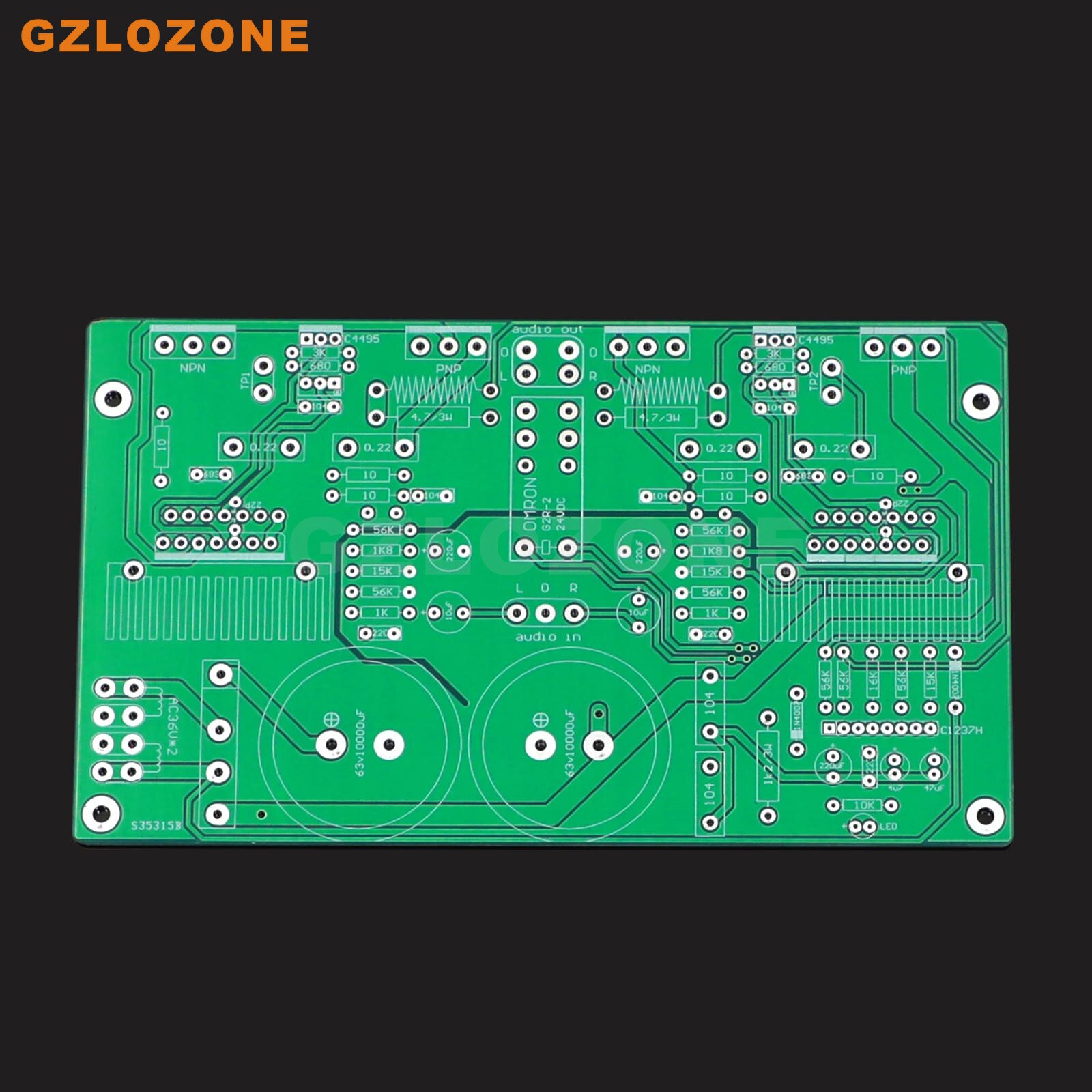 Stereo UPC1342V+NJW0302G/NJW0281G Class AB Power Amplifier Bare PCB ...