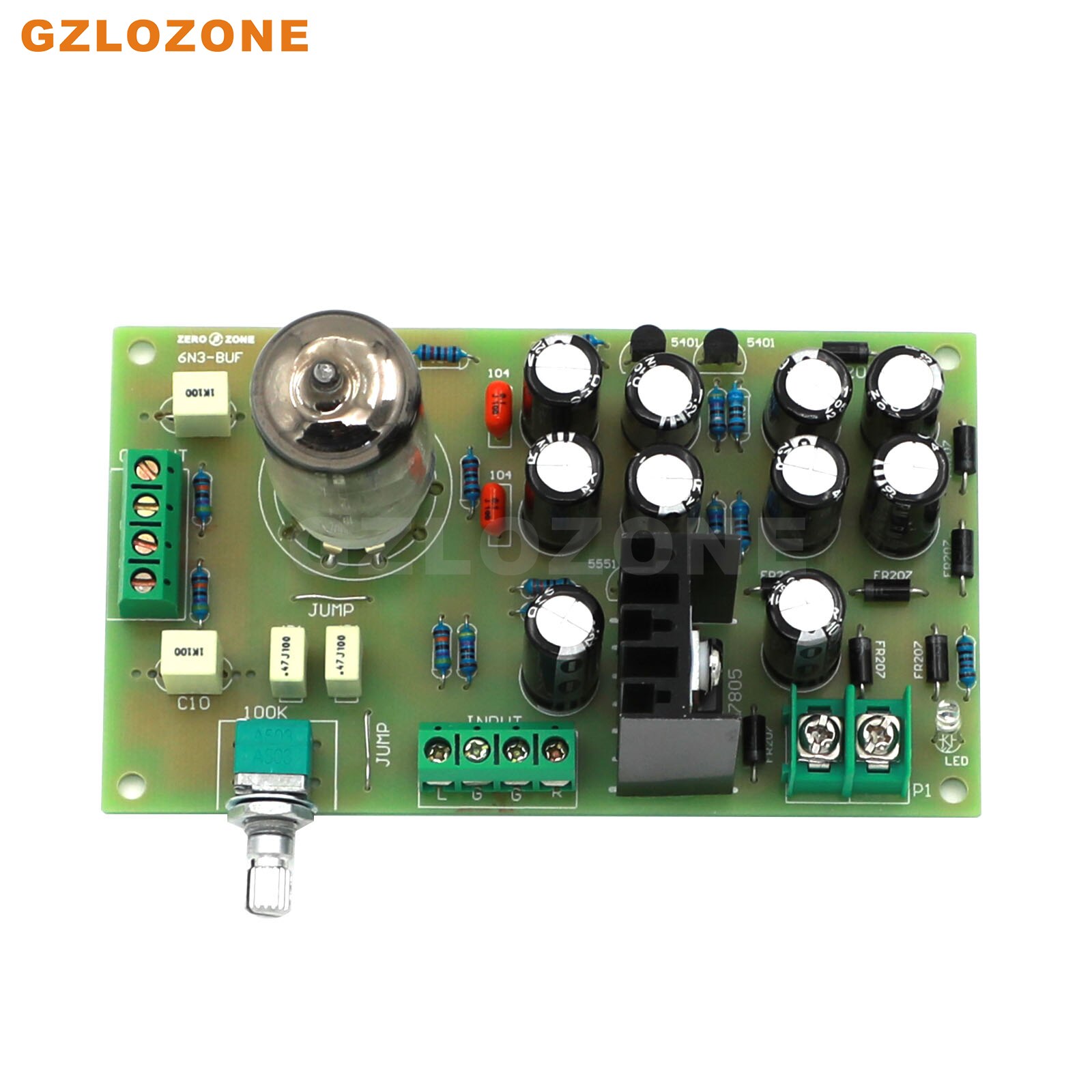ZEROZONE 6N3 Tube Buffer Preamplifier DIY Kit/Finished Board ...