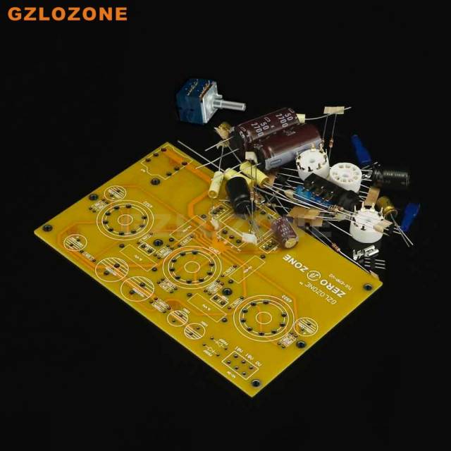 TU1-EMP V2 6922+12AT7 Tube Headphone Amplifier PCB/DIY Kit/Finished ...