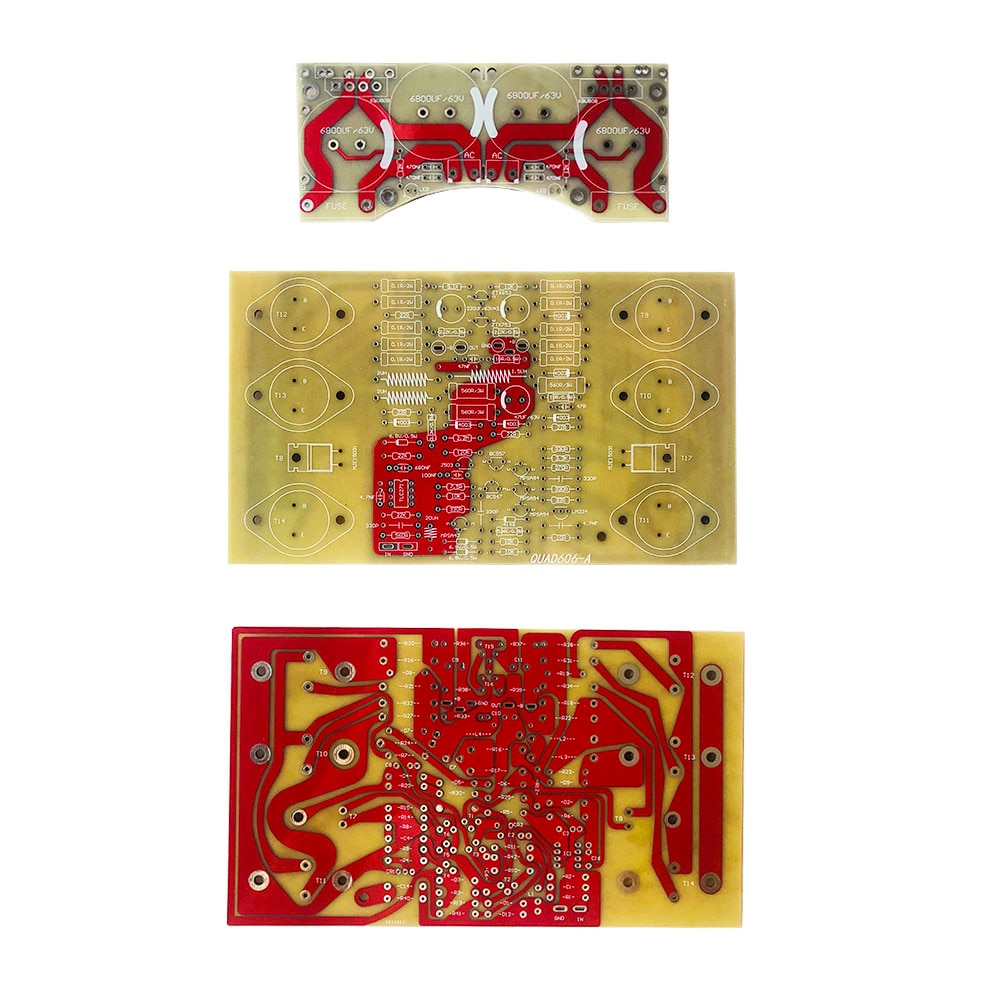 Audio Amplifier DIY HiFi Stereo Power Amplifier Board PCB With Power ...